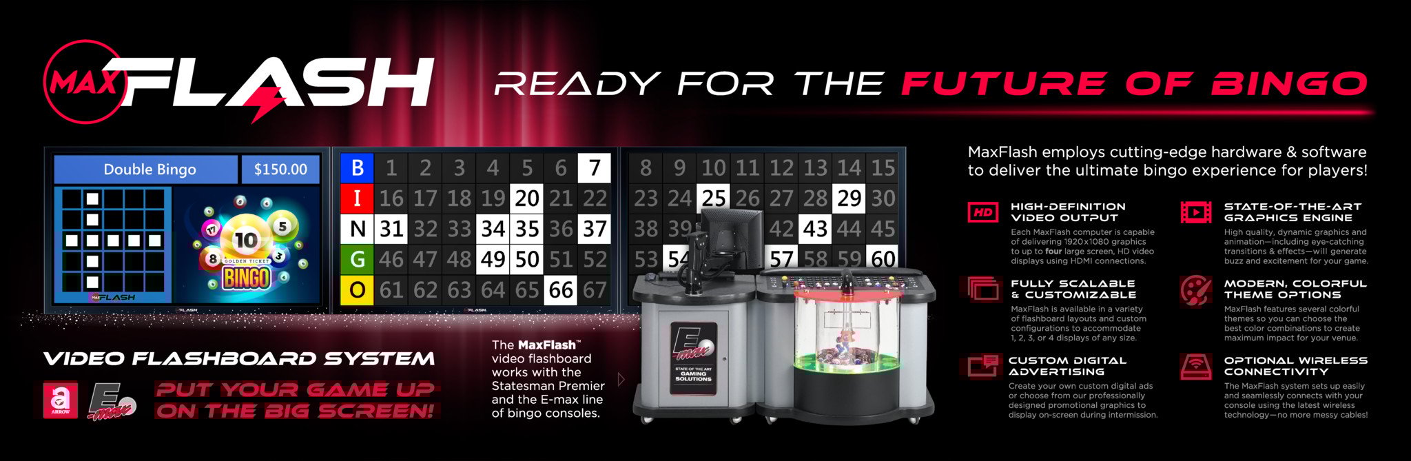 Bingo Equipment & Electronics Support | Arrow International